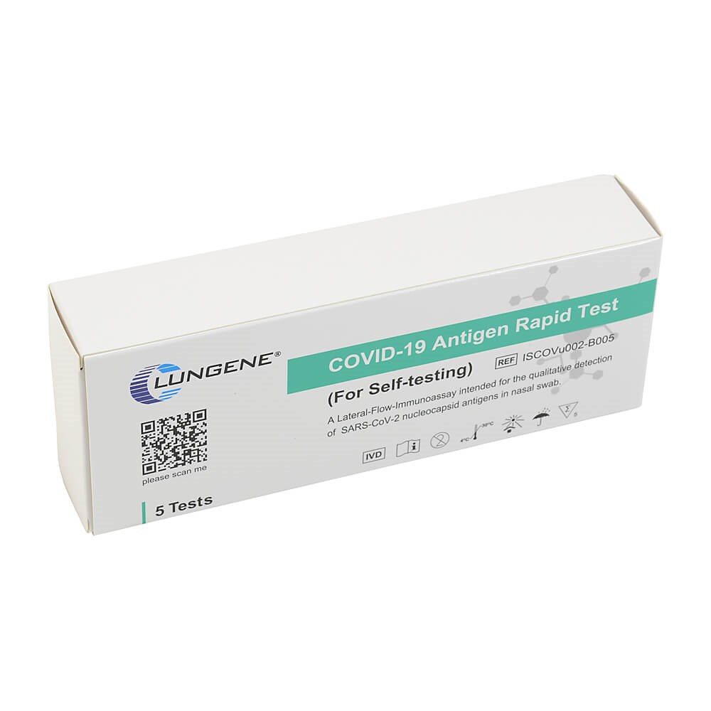Clungene Rapid Antigen Self Tests - Alpha Sport
