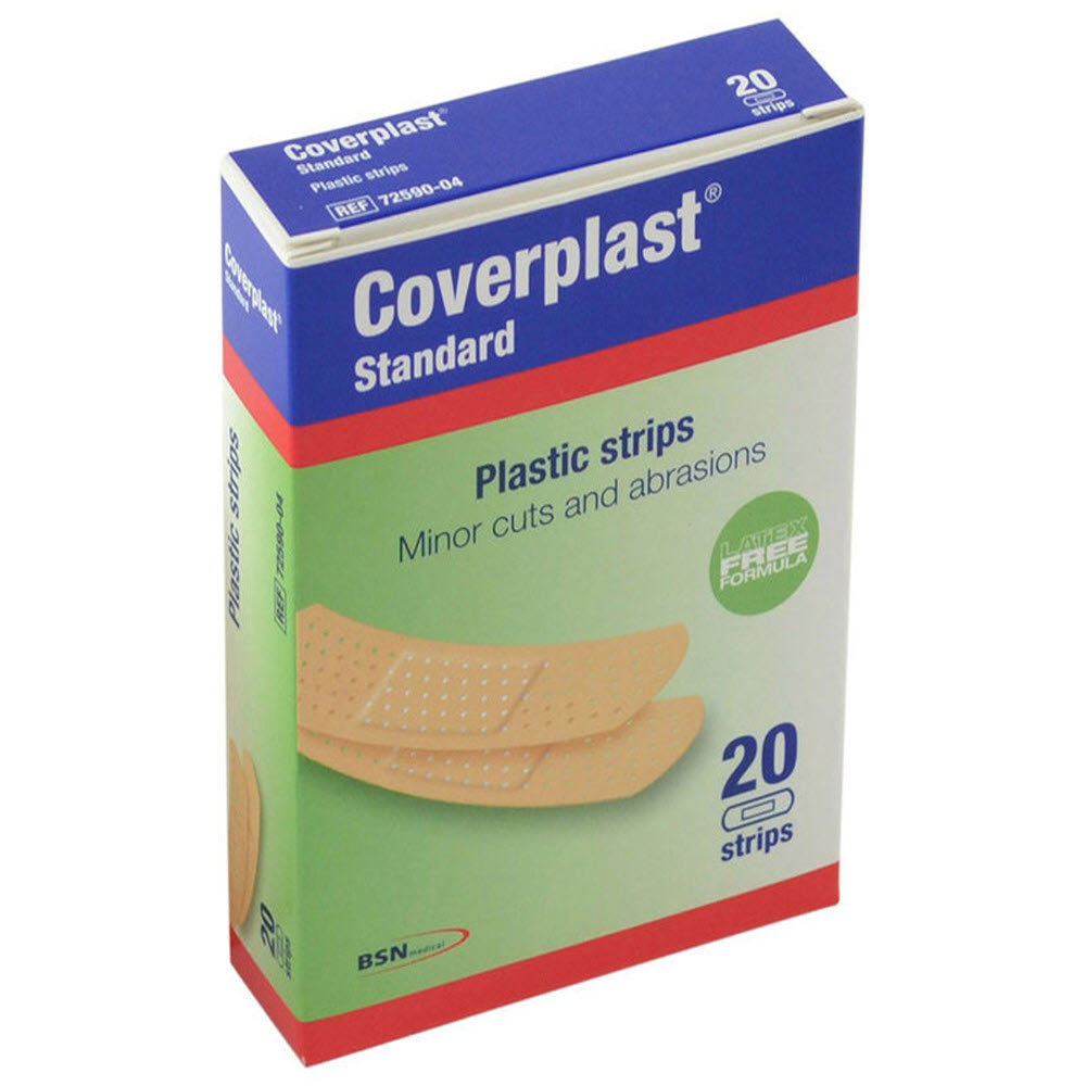 Coverplast Latex Free Plastic (20) Strips - Alpha Sport