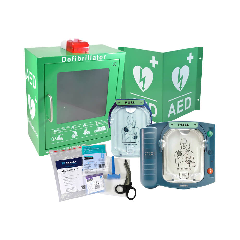 Save a Life Defibrillator Package - Alpha Sport