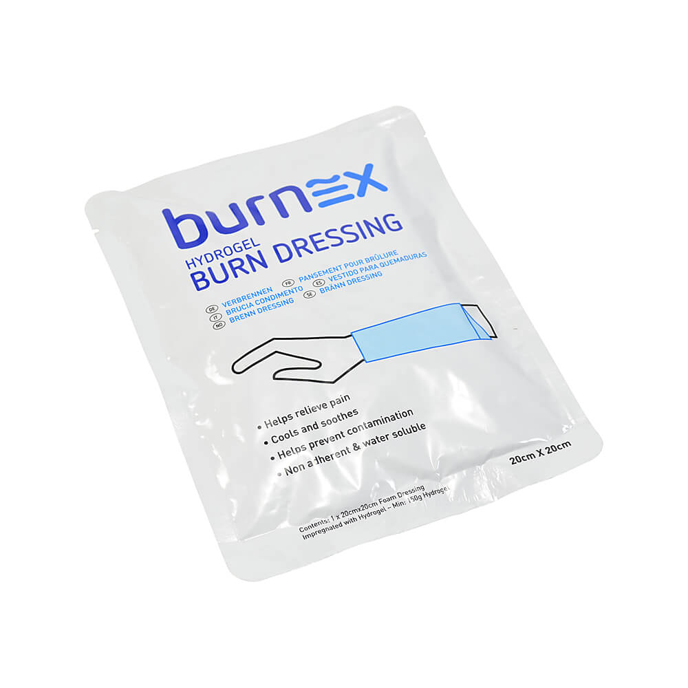 Burnex Burn Gel Dressing Pad 20cm x 20cm - Alpha Sport