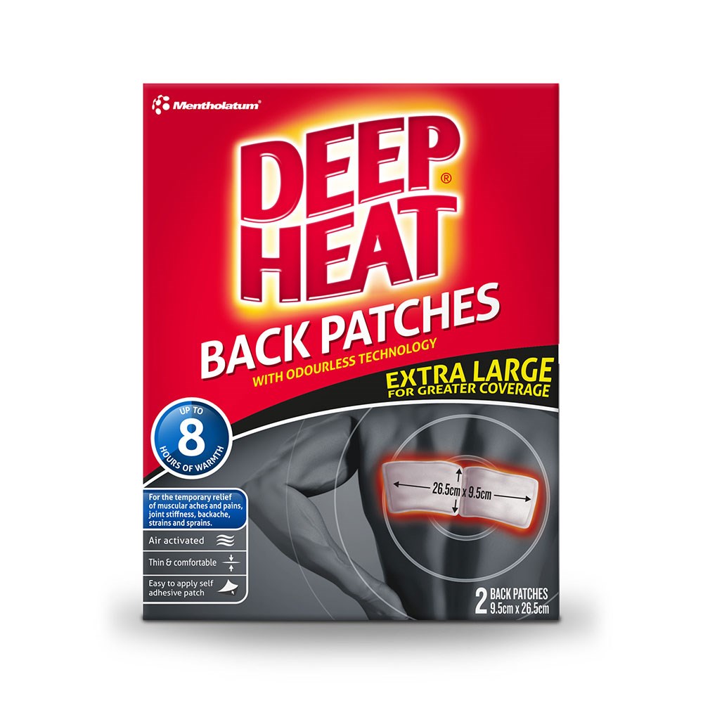 99219 - Deep Heat Back Patch - AlphaSport - Physio, Rehab & Sports ...