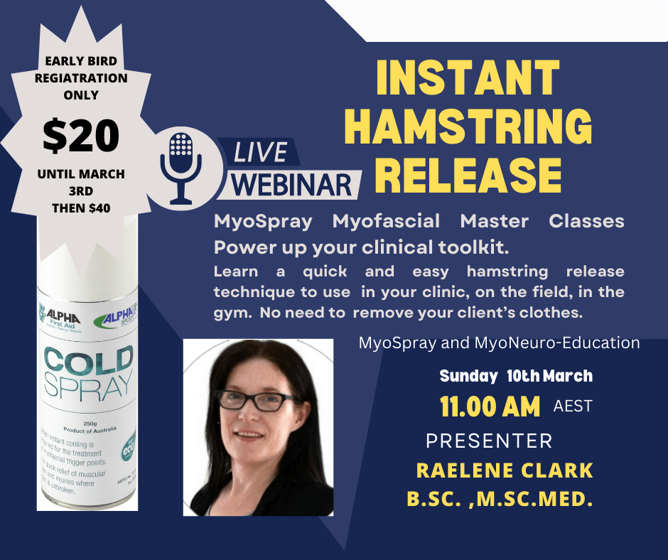 MyoSpray Myofascial Hamstring 10 Mar - Alpha Sport